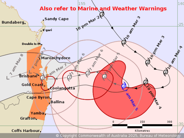 AUSTRALIA: Tropical Cyclone Alfred, weather warning for East Coast ...
