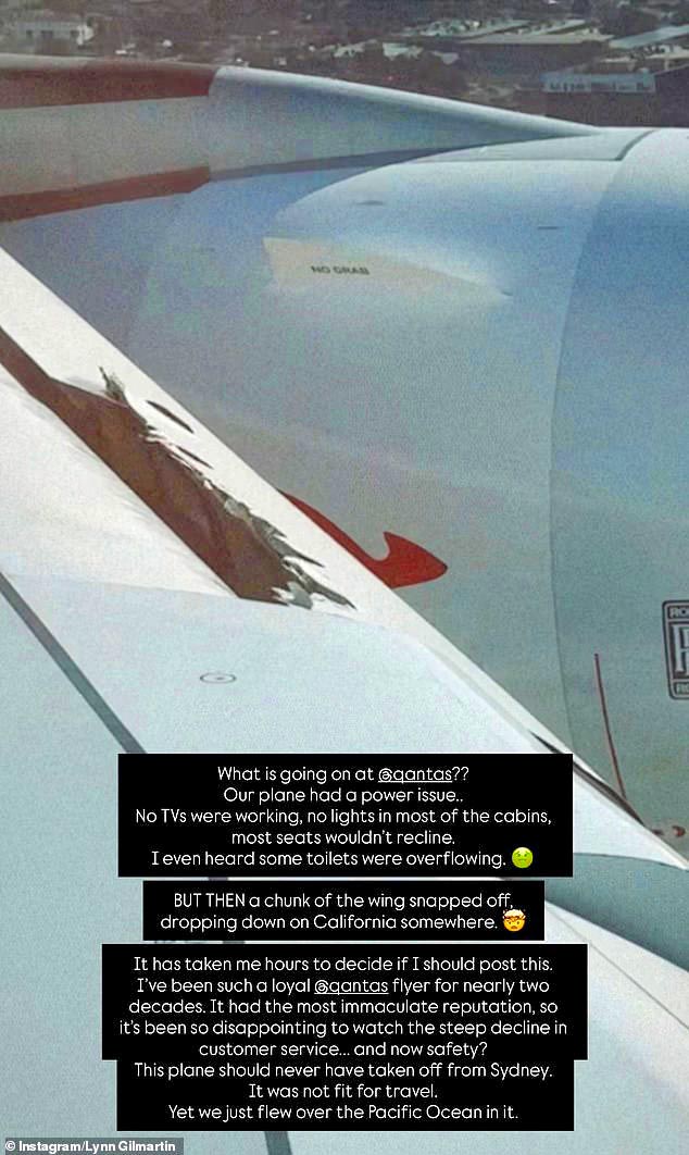 QANTAS: A380 wing panel peels on first flight out of mothballs ...